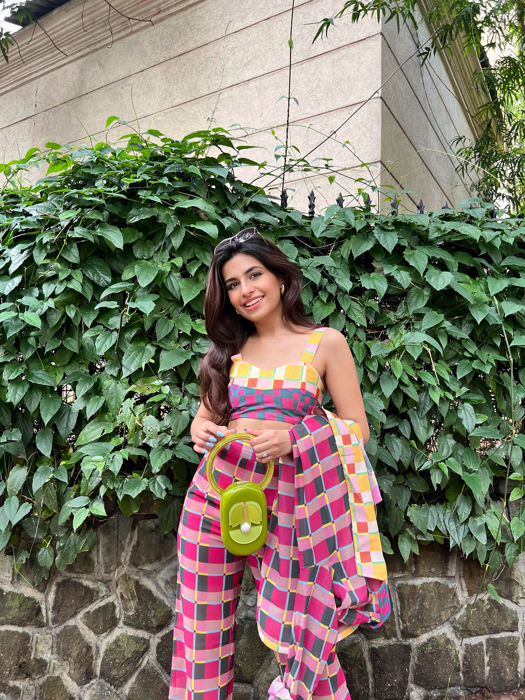 Ada Checked Co-ord Set – Sunandini.in