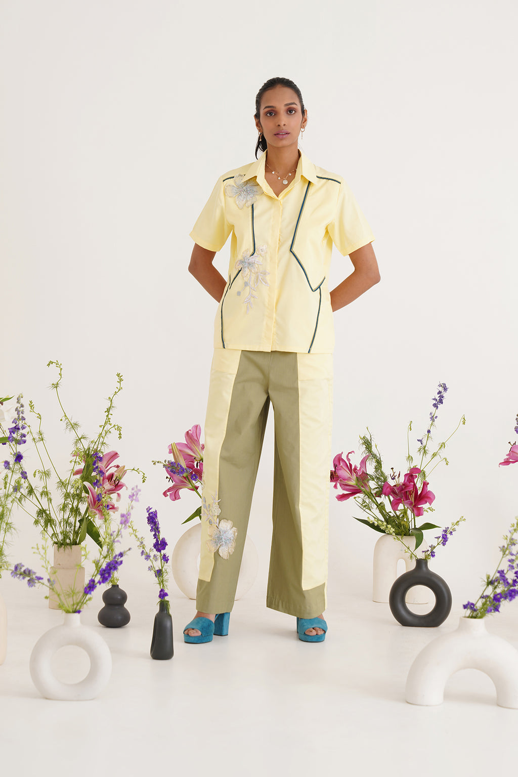 Blake Two Tone Co-ord Set – Sunandini.in